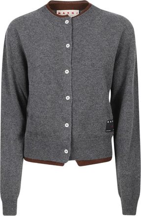 Marni Femme, Pulls, Gris, Taille: 36 FR Cardigans