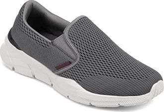 Skechers Mens, Equalizer 4.0 Triple Play Slip-On - Wide Width Charcoal 8.5 W
