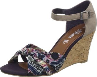 s.Oliver Damen Casual Sandalen, Violett (Petrol Comb 730)