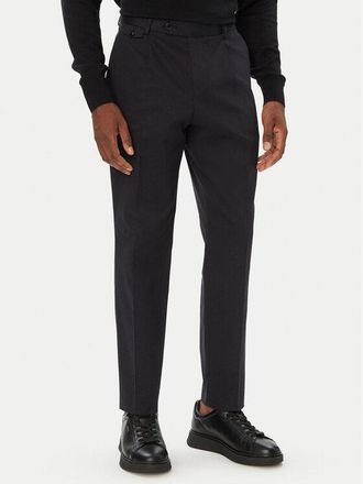 HUGO BOSS Stoffhose H-Perin 50567533 Dunkelblau Tapered Fit