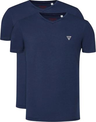 Guess Homme, Tops, Bleu, Taille: L Bipack T-shirts Cotton Stretch