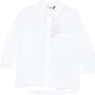 Max Mara Femme, Blouses et Chemises, Blanc, Taille: 40 FR Ancella Shirt