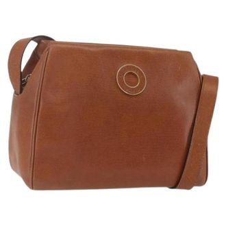 Celine Pre-owned Vintage Leder Umh&auml;ngetasche - - Pre-owned - Damen - Braun - ONE SIZE