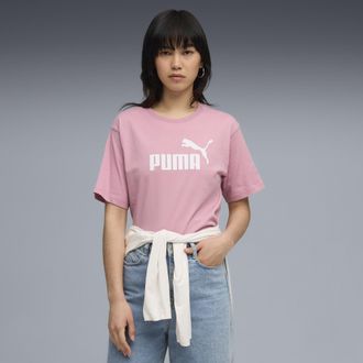 Puma Essentials No. 1 Logo Relaxed T-Shirt Damen, Kleidung, Rosa, XL