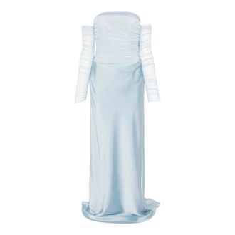 Rotate Langes Kleid - - Dresses - Damen - Blau - M