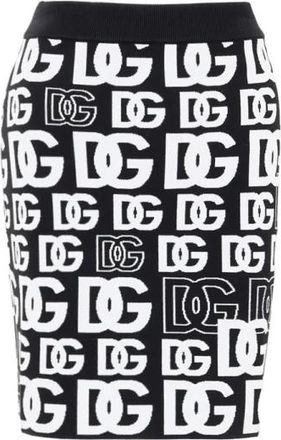 Dolce & Gabbana Femme, Jupes, Noir, Taille: 36 FR Stretch Jersey Mini Skirt