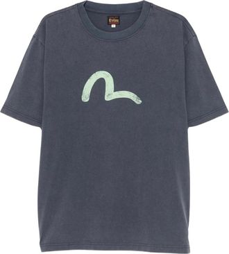 Evisu Vintage Seagull S/S Tee - - Tops - Herren - Blau - XL