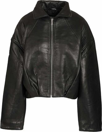 Rotate Lederjacke - Schwarz