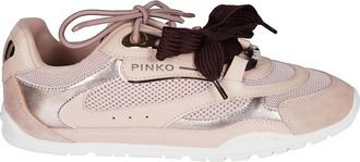 Pinko Pinko, Femme, Chaussures, Rose, Taille: 37 EU Yulia Mesh Baskets