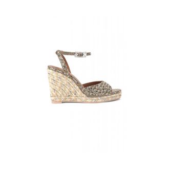 Kurt Geiger Femme, Chaussures, Beige, Taille: 38 EU Platform Espadrille Wedge