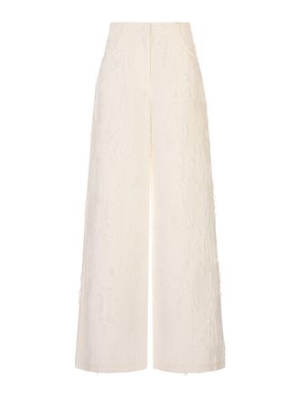 Msgm M. S.G. M. Casual Hose - Wei&szlig;