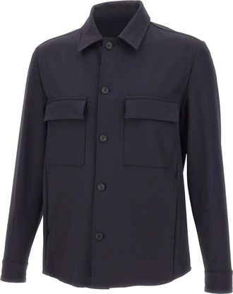 BRIGLIA 1949 Homme, Chemises, Bleu, Taille: L John Jacket