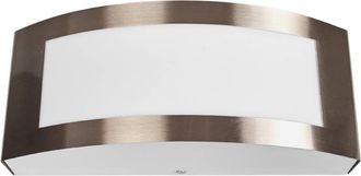 Lindby Raja (spritzwassergeschützt (Modern) in Alu aus Edelstahl (1 flammig, E27) - Licht nach oben & unten