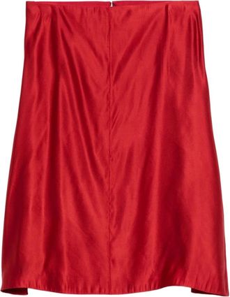 Khaite Femme, Jupes, Rouge, Taille: 34 FR Midi Skirts