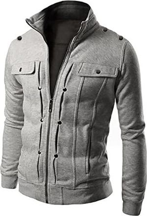 Generic Manteau Homm Coat Manteau Hiver Homme Coupe Vent Homme Duffle Coat Homme Manteau Chauffant Veste Homme Mi Saison Manteau Pied de Poule Jacket Homme Ve