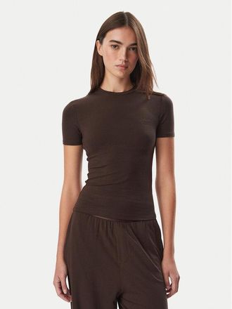Guess T-Shirt O6BM13 K5058 Braun Slim Fit