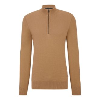 HUGO BOSS Ebrando-P Pullover f&uuml;r Herren, Jerseyware (Beige)