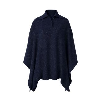 Fabiana Filippi Sad216A895 Cape - - Jackets - Damen - Blau - ONE SIZE
