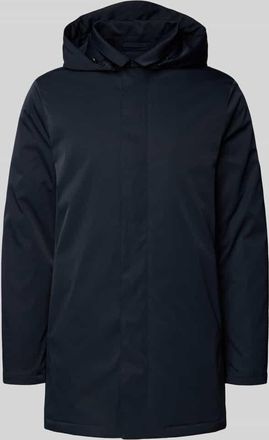 Profuomo Regenjacke mit verdecktem Reißverschluss