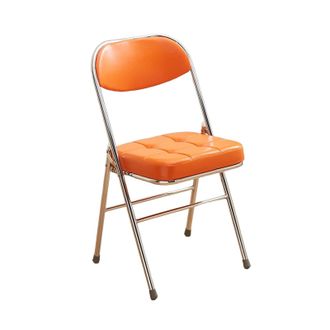 Generic Klappstuhl Camping Kleines Packmaß mit Metallrahmen Bis 100kg Belastbar Klappstühle Gepolstert mit Lehne Platzsparend für Gäste Küche Büro Hochzeit un