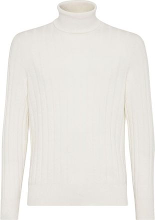 Brunello Cucinelli Pullover aus Kaschmir - Wei&szlig;