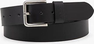 Levi's Ceinture &Agrave; Boucle Carr&eacute;e - Homme - Noir / Regular Black - 100