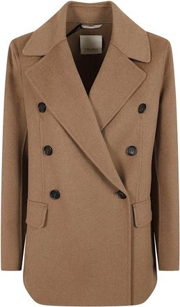 Max Mara Femme, Vestes, Brun, Taille: 34 FR Giacca caban Rita