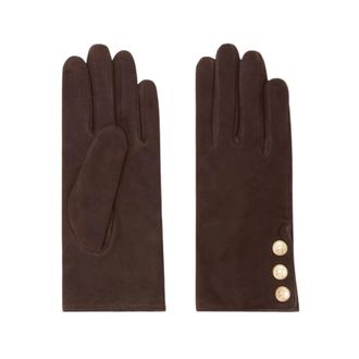 Busnel Gants en daim Cara - Femme - Accessoires - Brun - Taille: M