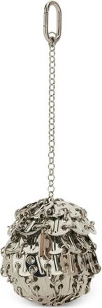 Paco Rabanne Schlüsselanhänger mit Kette - Silber