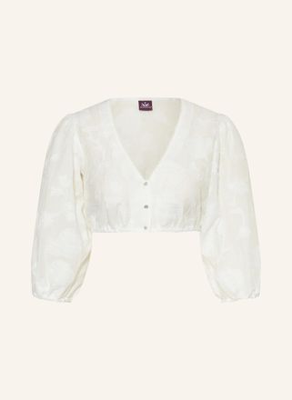 Spieth & Wensky Dirndlbluse Gismara Mit 3/4-Arm weiss