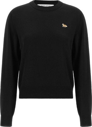 Maison Kitsun&eacute; Pull Col Rond - Noir