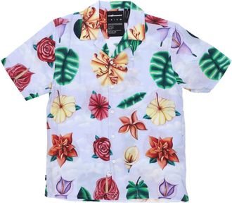The Hundreds Homme, Chemises, Multicolore, Taille: L Chemise &agrave; manches courtes Blooming Woven