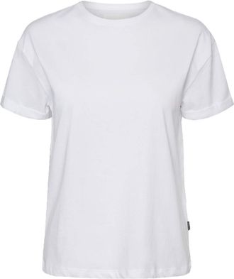 Noisy May Noisy May Damen 27010978 T-Shirt, Weiß Bright White, 42 (Herstellergröße: XL)