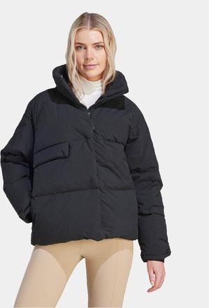 adidas Daunenjacke Big Baffle IK3166 Schwarz Loose Fit