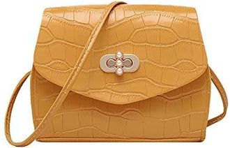 Generic All- Sac à bandoulière pour femme - Sac à main tendance pour femme, jaune, Taille unique