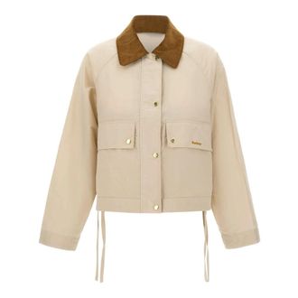Barbour Femme, Vestes, Beige, Taille: 42 FR Medland Showerproof Jacket