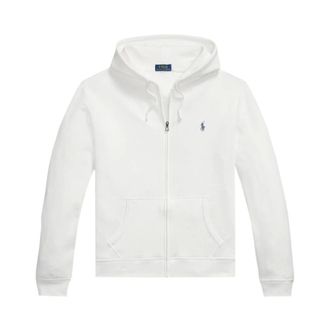 Polo Ralph Lauren Homme, Sweatshirts et sweats &agrave; capuche, Blanc, Taille: L Zip-throughs