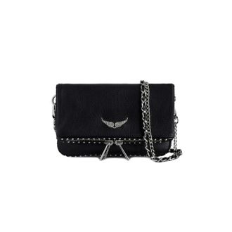 Zadig&Voltaire Rock Nano Studs Clutch Bag - - Bags - Damen - Schwarzk - ONE SIZE