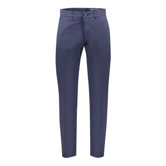 North Sails Homme, Pantalons, Bleu, Taille: W33 Pantalon Slim Fit Bleu avec Logo