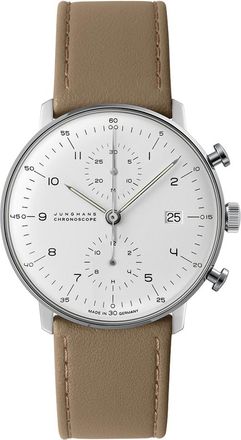 Junghans max bill Chronoscope Saphirglas Herrenuhr 027/4502.02
