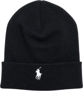 Ralph Lauren Bonnet &agrave; logo brod&eacute; - Homme - Accessoires - Noir - Taille: ONE Size