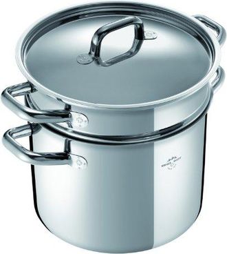 Kuhn Rikon 30189 Luzern Teigwarentopf mit Einsatz, 6.5 L/22 cm