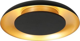 Steinhauer Steinhauer - plafonnier - Golden Veil - noir - m&eacute;tal - &Oslash; 40cm