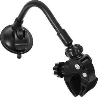 IFUNDOM Wandhalterung Haartrockner Saugnapf Fönhalterung ohne Bohren Verstellbar Praktisch für Bad Schlafzimmer Friseur Raumorganisation Platzsparend