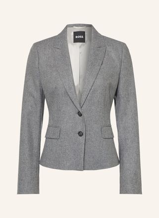HUGO BOSS Flanellblazer Jia grau