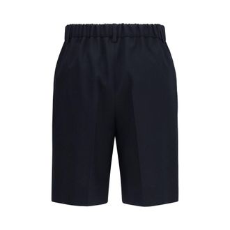 Gucci Womens Black Cotton Bermuda Shorts