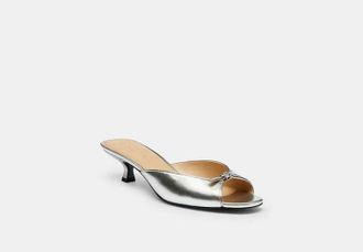 Coach Sandale Mit Kittenabsatz