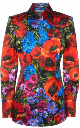 Dolce & Gabbana Damen, Blusen & Hemden, Mehrfarbig, 3XSGr&ouml;&szlig;e