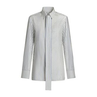 Kiton Femme, Blouses et Chemises, Beige, Taille: 42 FR Chemise en Soie avec D&eacute;tail de