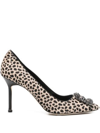 Manolo Blahnik Hangisi pumps - Tons neutres